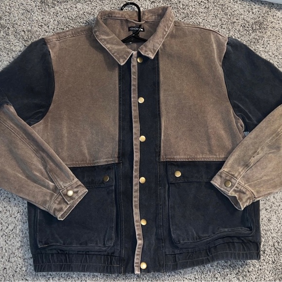 Fashion Nova | Jackets & Coats | Fashion Nova Denim Faded Jacket Size ...